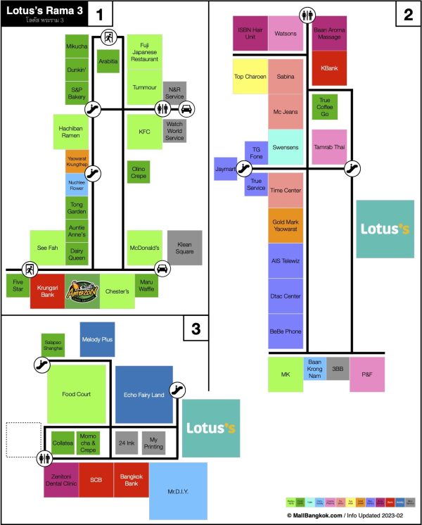 Lotus’s Rama 3 | โลตัส พระราม 3 - mallbangkok.com #ชีวิตติดห้าง แผนผัง ...