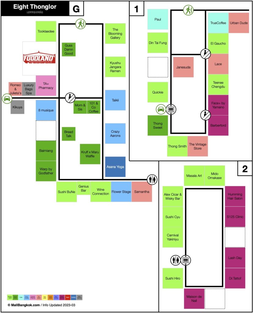 Eight Thonglor | เอททองหล่อ - mallbangkok.com #ชีวิตติดห้าง แผนผังทุก ...